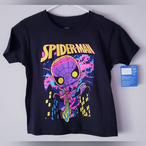 Funko | Shirts & Tops | Funko Marvel Spiderman Boys Cotton Tee | Poshmark